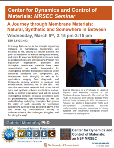 Presention from Dr. Gabriel Montaño | Center for Dynamics and Control ...